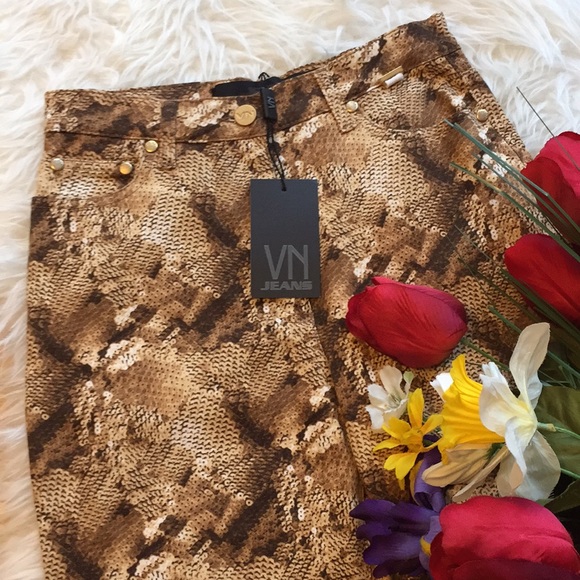 Votre Nom | Jeans | Vintage High Waist Python Print Jeans | Poshmark